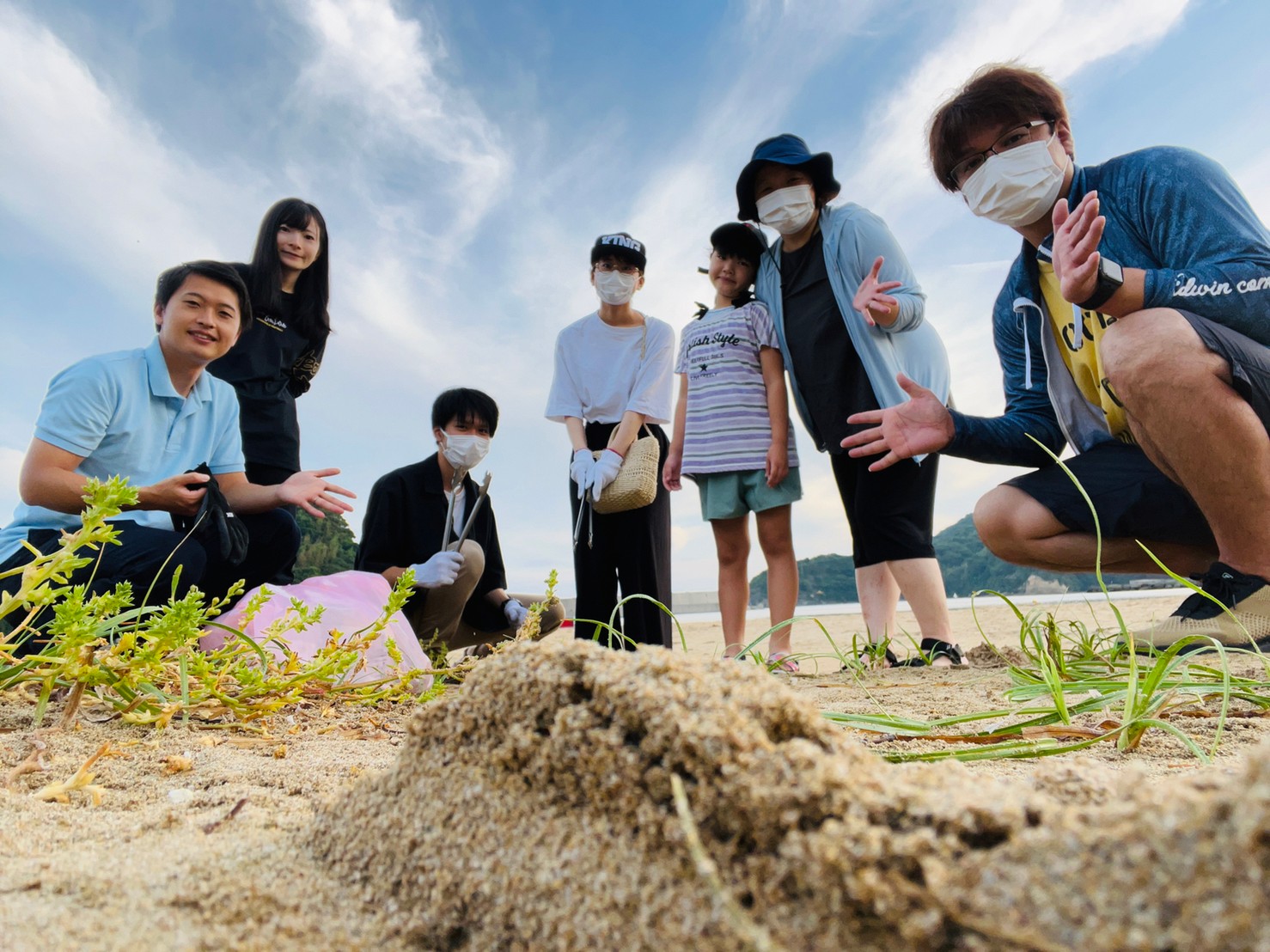 北浦海岸の早朝清掃に参加いたしました。 | 株式会社インフィニマム｜島根・松江のMEO・Web戦略・ホームページ運用